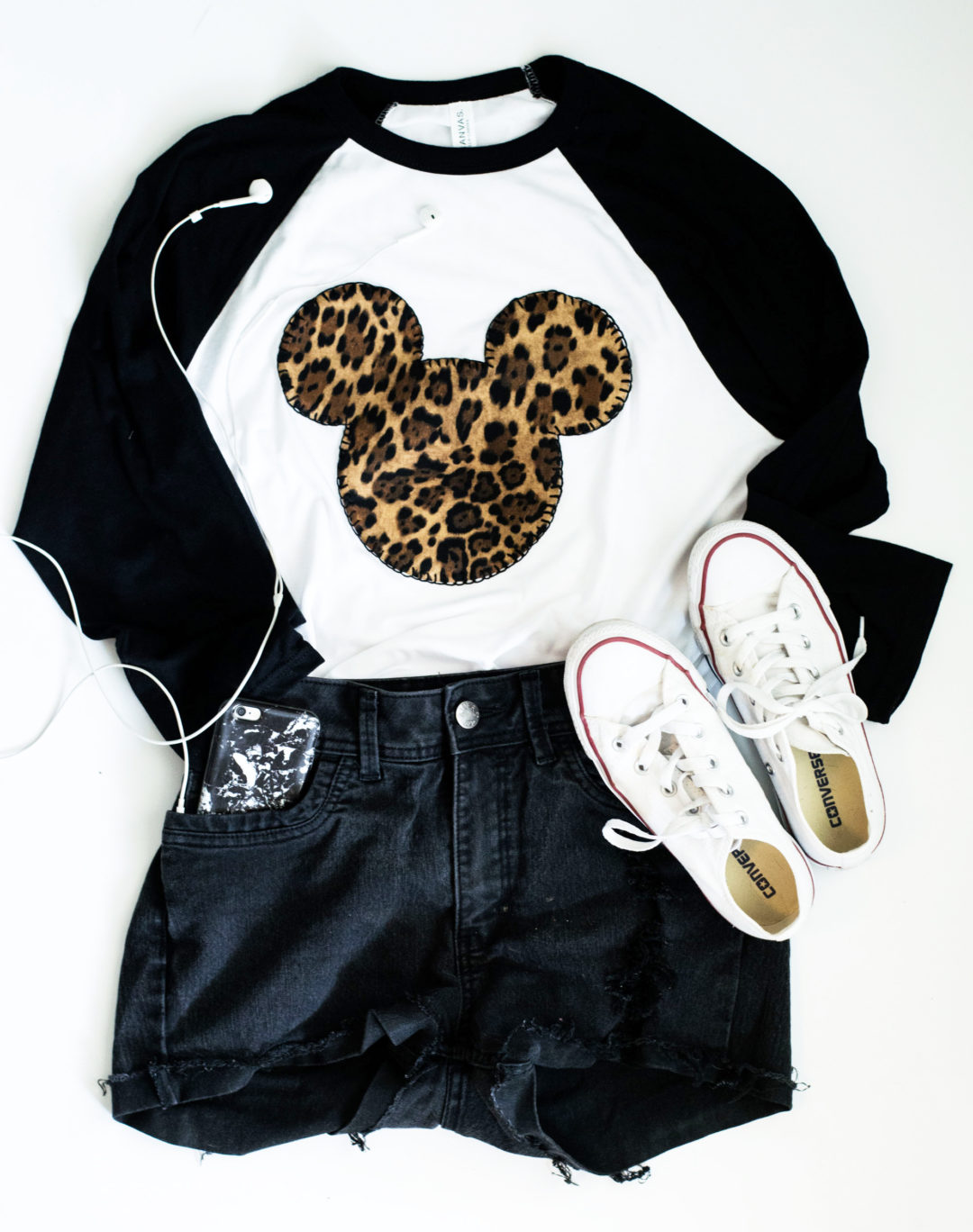 Disney DIY: Leopard Print Mickey Shirt - Kassy On Design